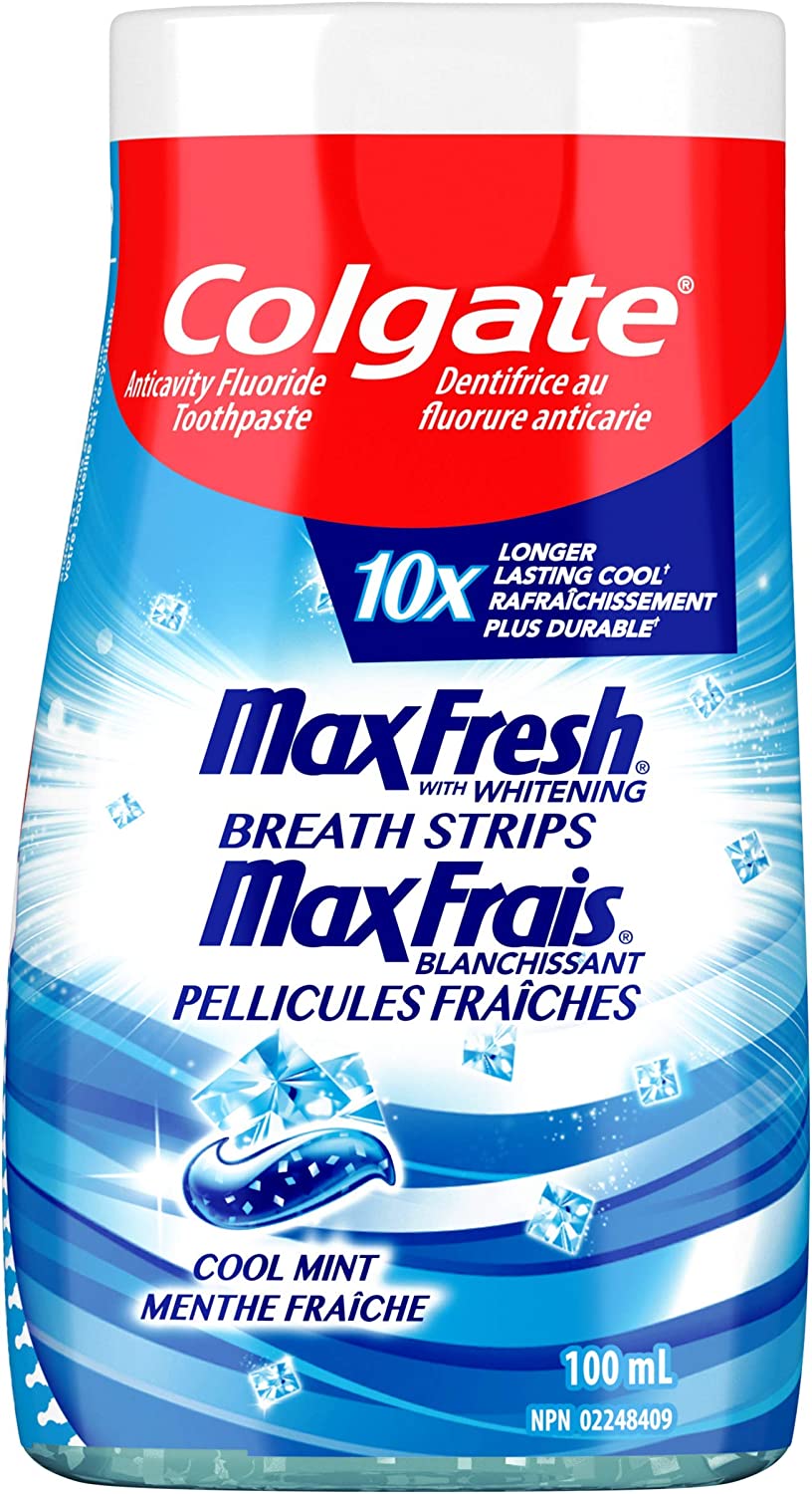 Colgate MaxFresh Liquid Gel 2-in-1 Whitening Toothpaste and Mouthwash ...
