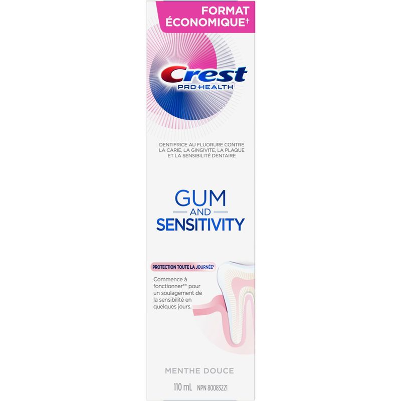 Crest Gum and Sensitivity Toothpaste - All Day Protection, 110 mL - CTC ...