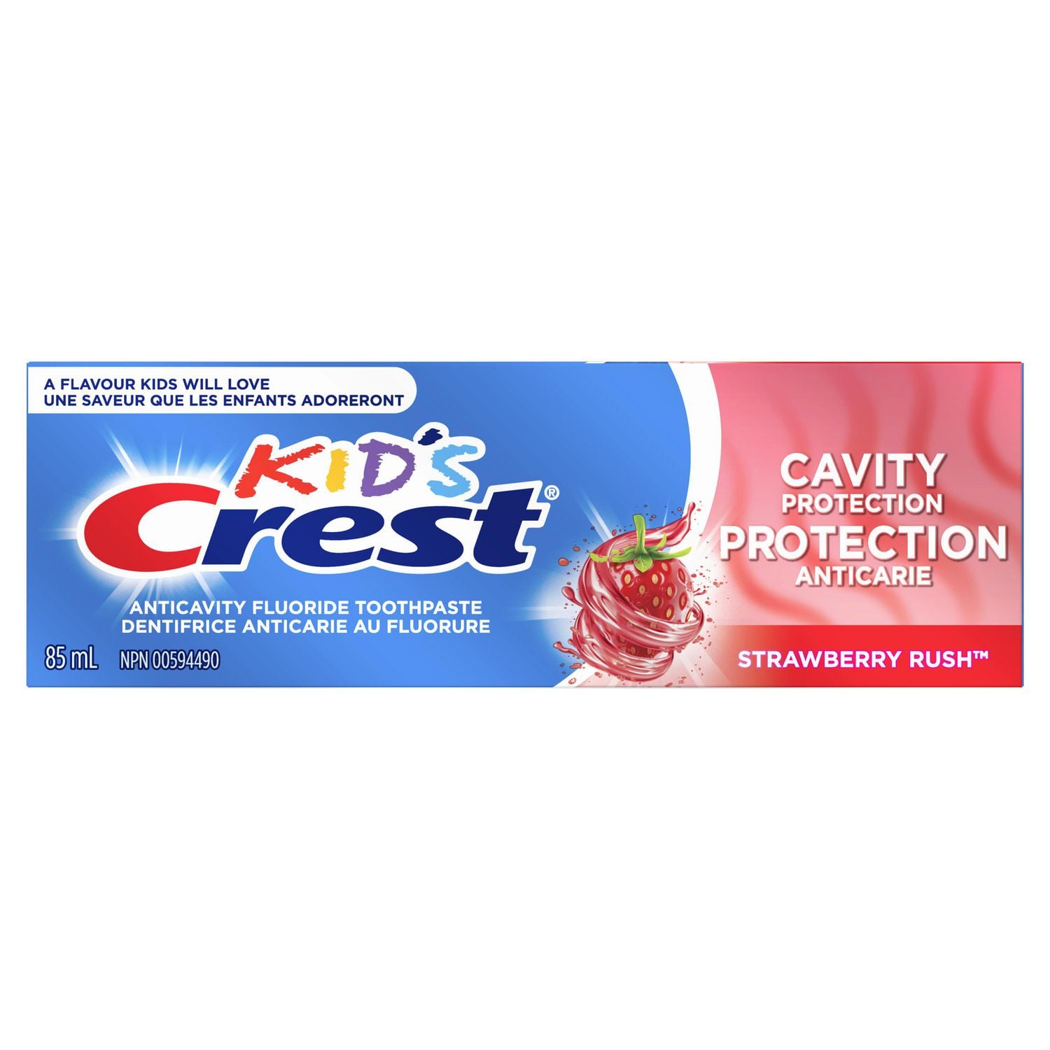 Crest Kid’s Anticavity Fluoride Toothpaste - Strawberry Rush - CTC Health