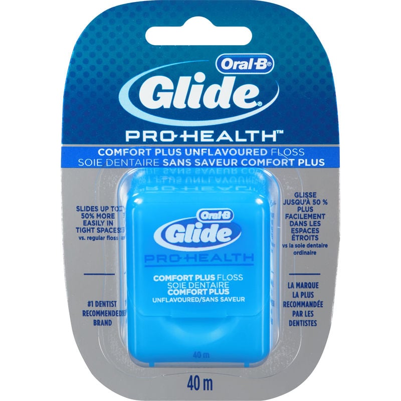 Glide Pro-Health Comfort Plus Unflavored Floss, 40 m - CTC Health