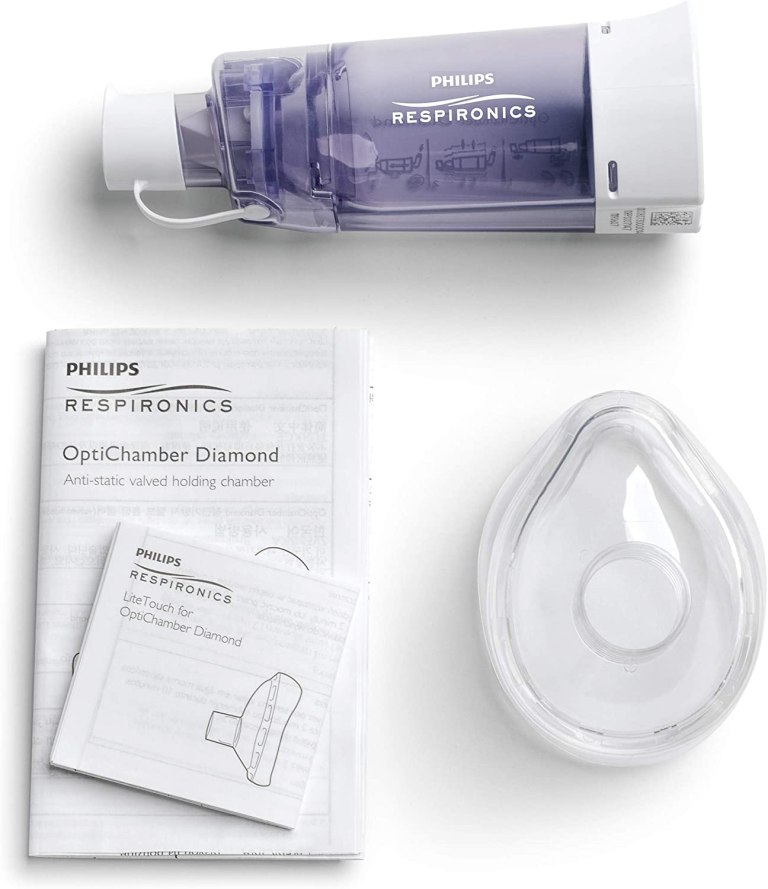 Philips Respironics OptiChamber Diamond Spacer with Mask - For Age 1-5 ...
