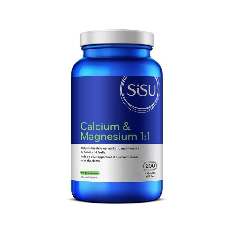 SISU Calcium & Magnesium 1:1 - 300 Capsules - CTC Health