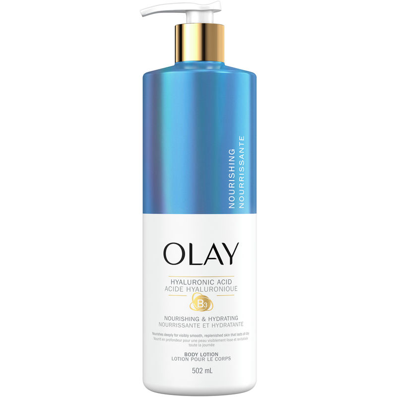 Olay Nourishing & Hydrating Body Lotion with Hyaluronic Acid, 502 mL ...