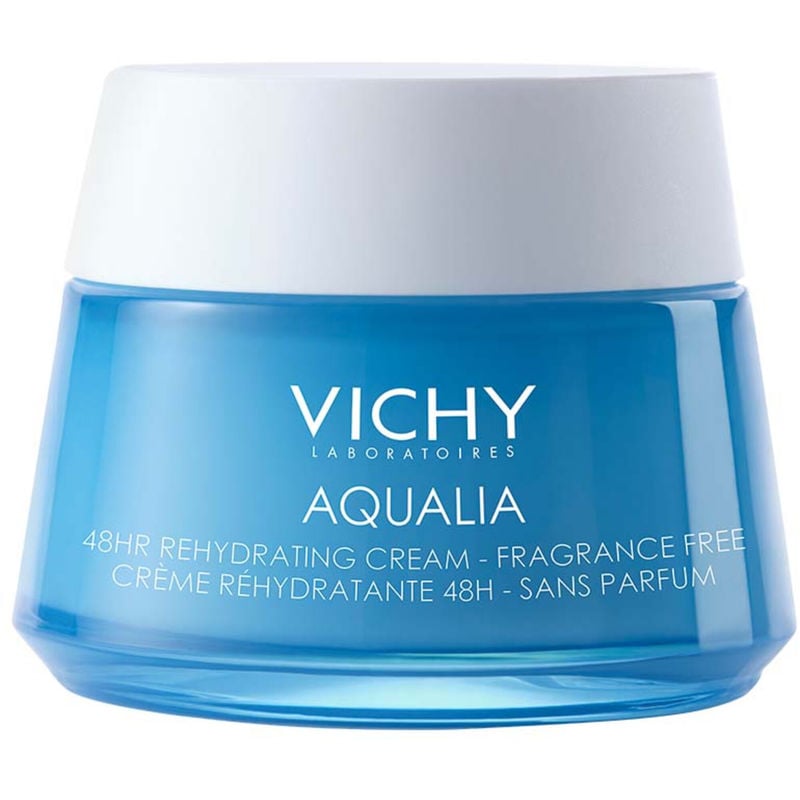 Vichy Aqualia Thermal Fragrance-Free 48hr Rehydrating Cream Face ...