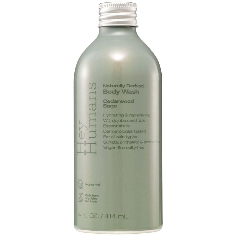 Hey Humans Sulfate-Free, Naturally Derived Body Wash – Cedarwood Sage ...