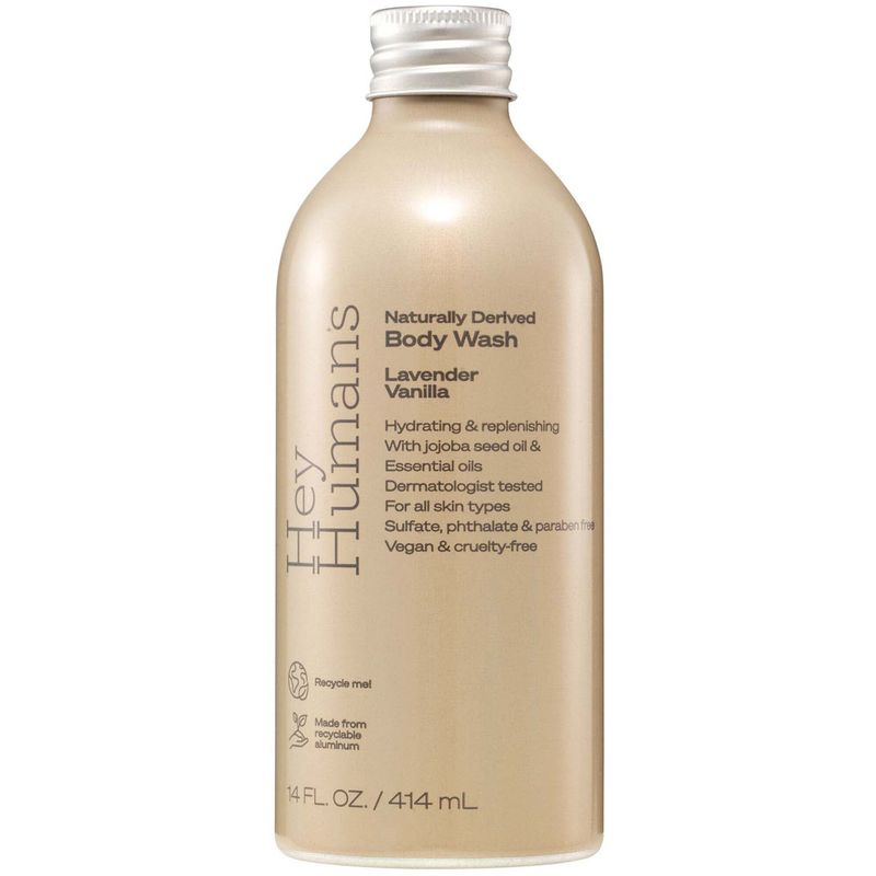 Hey Humans Sulfate-Free, Naturally Derived Body Wash – Lavender Vanilla ...
