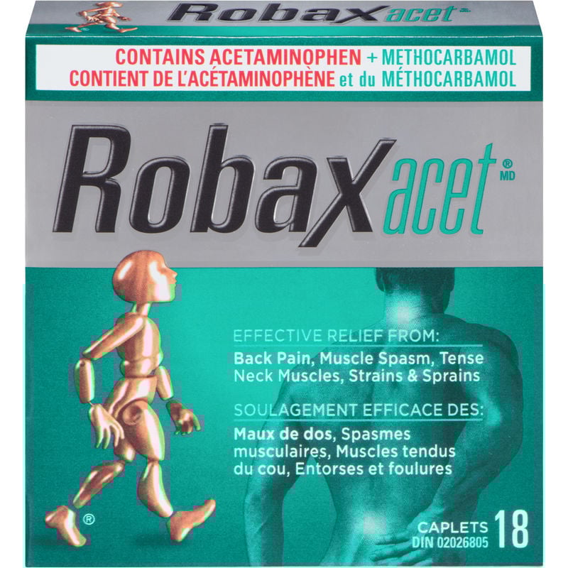 Robaxacet Pain Reliever and Muscle Relaxant Caplets - CTC Health