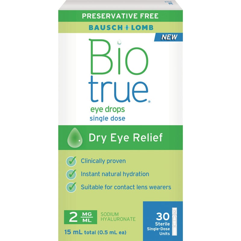 Biotrue Eye Drops Single Dose 15mL Preservative-Free - CTC Health