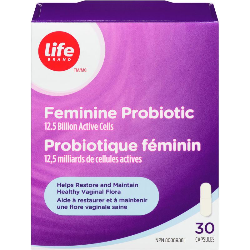 Life Brand Feminine Probiotic 30 Count - Vaginal Health Support - CTC Health