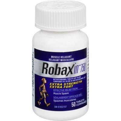 Robax Robaxin 750 Extra Strength Muscle Relaxant Tablets - CTC Health