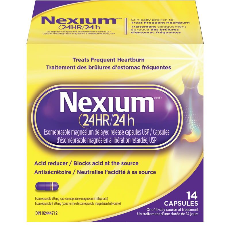 Nexium 24HR Delayed Release Capsules - Clinically Proven Acid Reducer ...