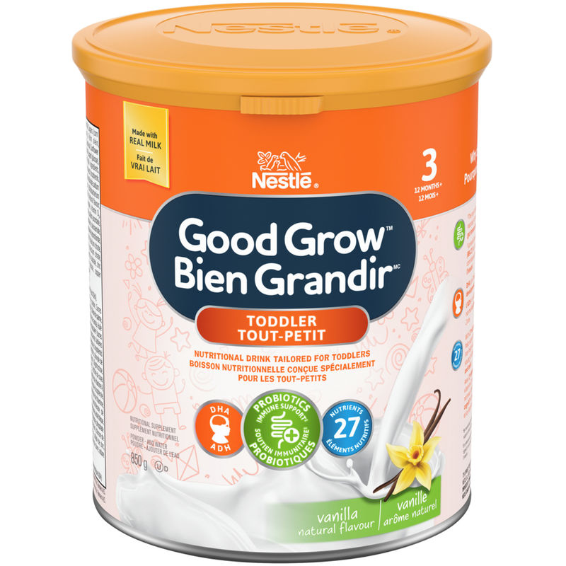NESTLÉ GOOD GROW Stage 3 Nutritional Toddler Drink Vanilla Flavour 850 ...