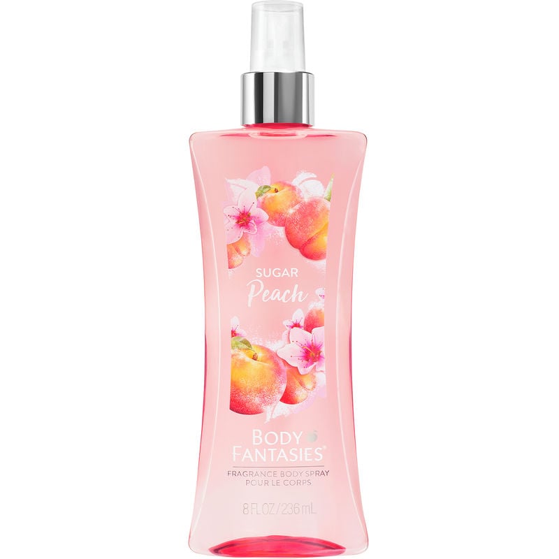 Body Fantasies Sugar Peach Fragrance Body Spray 236 mL - CTC Health