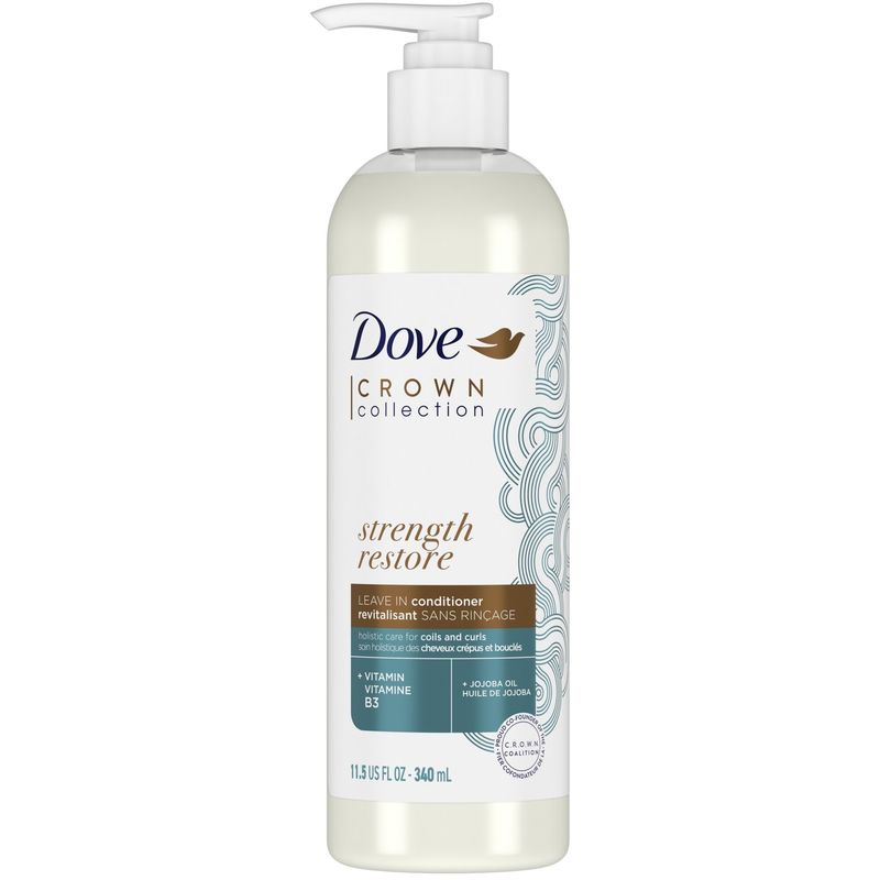 Dove CROWN Collection Strength Restore Leave-In Conditioner for Coily ...