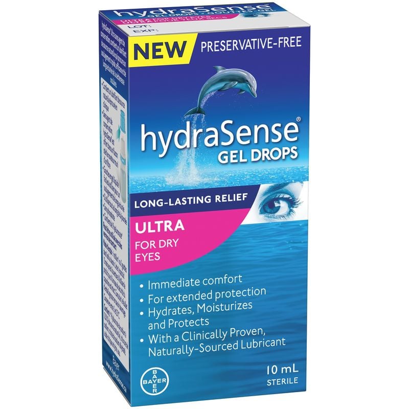 HydraSense ULTRA Eye Drops for Dry Eyes, Fast Long-Lasting Relief ...
