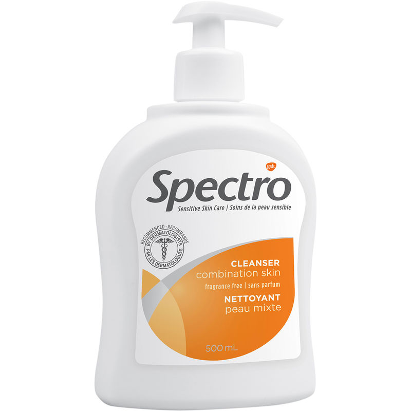 Spectro Fragrance-Free Facial Cleanser for Combination Skin 500 mL ...