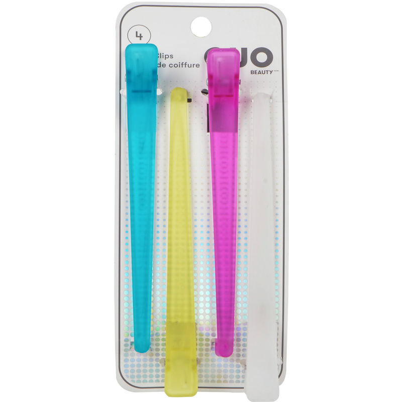 Quo Beauty 4pk Coloured Salon Clips - CTC Health