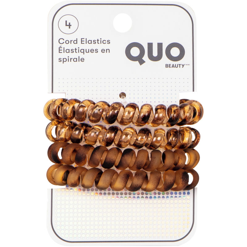 Quo Beauty Animal Cords 4-Pack - Shiny Torte and Frosted Torte - CTC Health