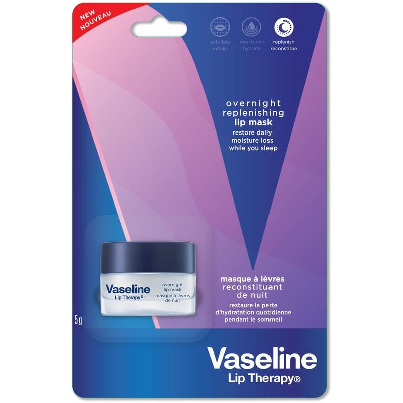 Vaseline Lip Therapy® Overnight Replenishing Lip Mask - CTC Health