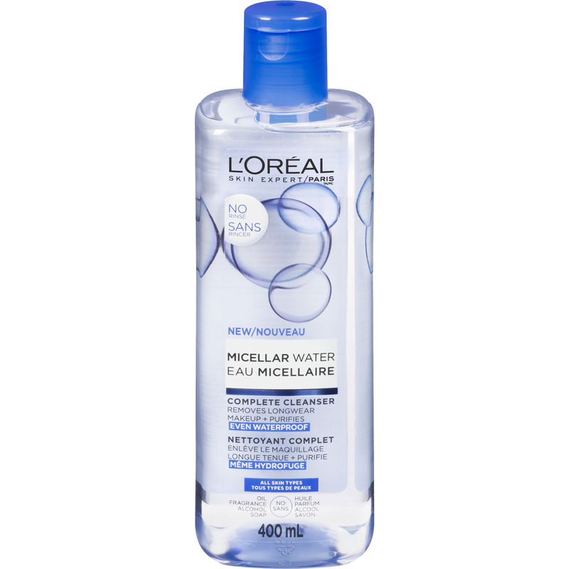 L’Oreal Paris Micellar Water Complete Cleanser, Makeup-Remover ...
