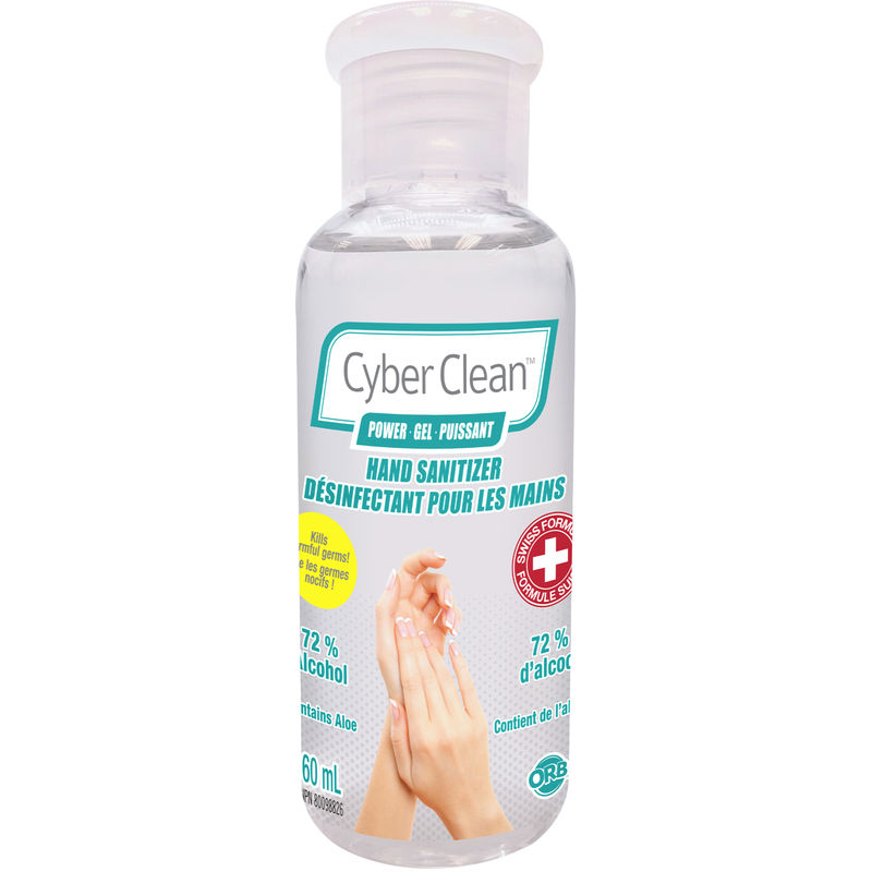 Cyber Clean Power Gel Hand Sanitizer 60 mL - CTC Health
