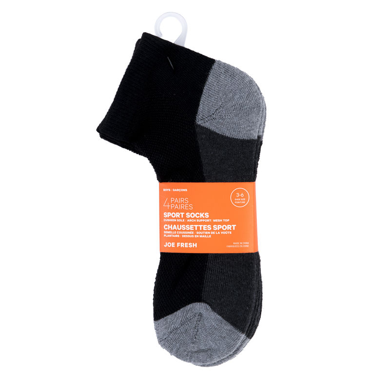Joe Fresh Kid Boy Socks 3-6 Years 3 Pair - CTC Health