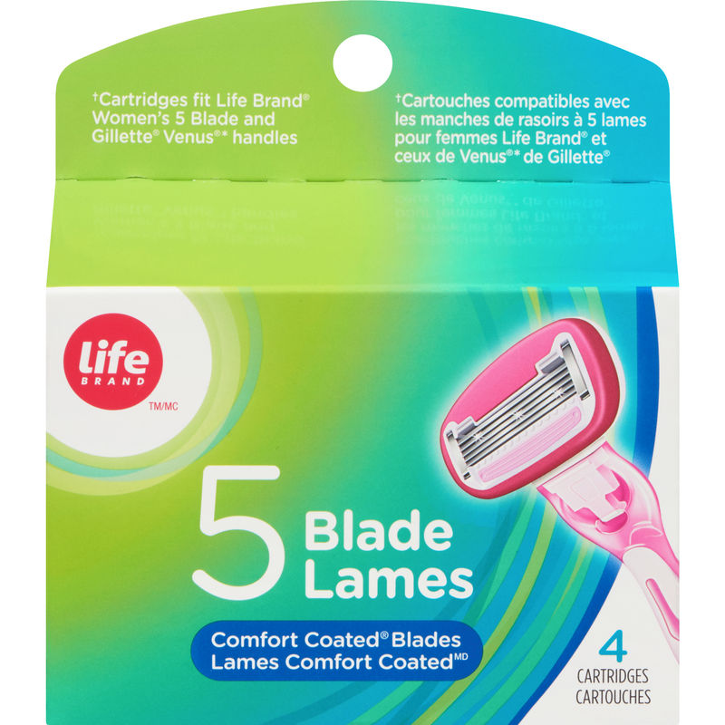 Life Brand 5 Blade Cartridges - CTC Health