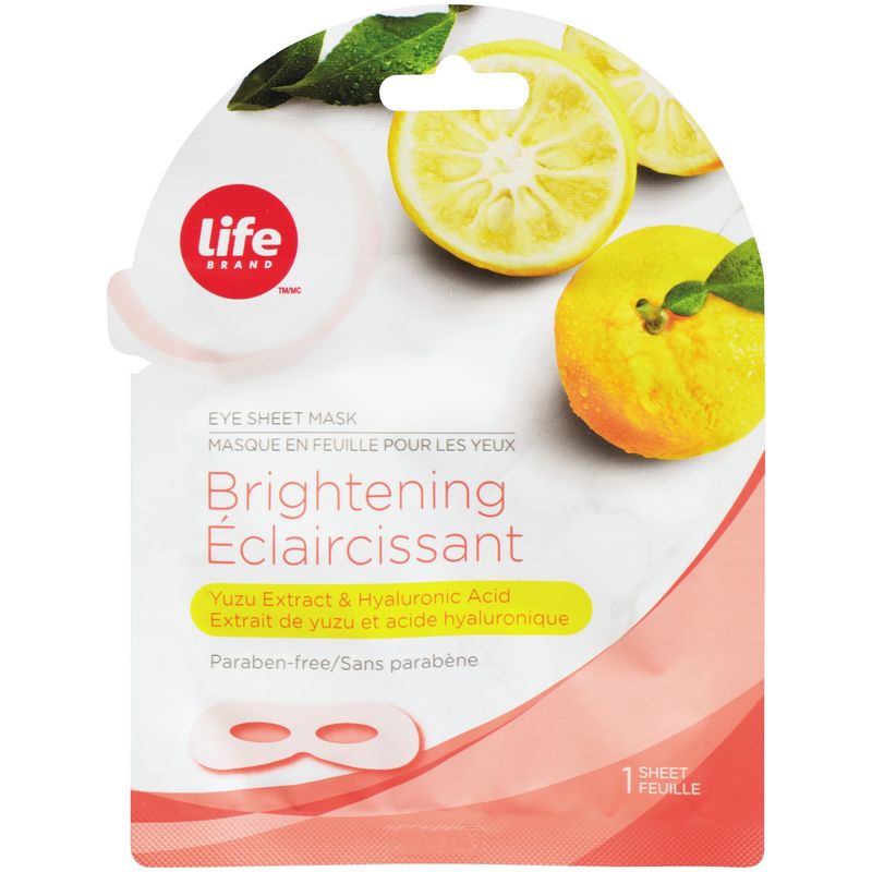 Life Brand Brightening Eye Sheet Mask - CTC Health