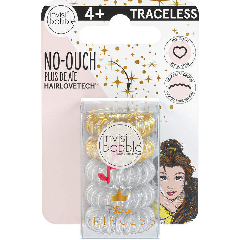 Invisibobble ORIGINAL Disney Princess Belle 5 Piece Disney Princess ...