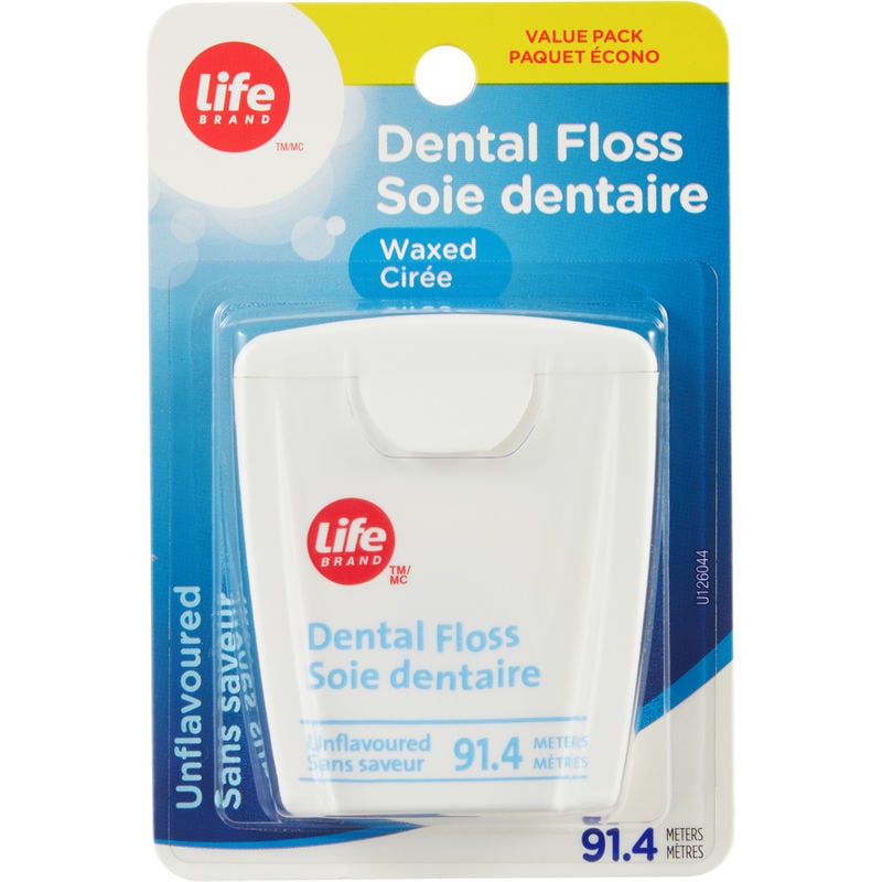 Life Brand LB Dental Floss Waxed 91.40 m - CTC Health