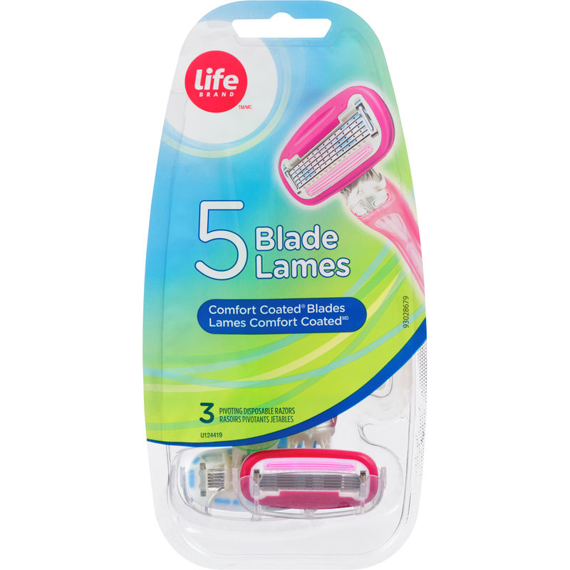 Life Brand Women’s 5 Blade Disposable Razors - CTC Health