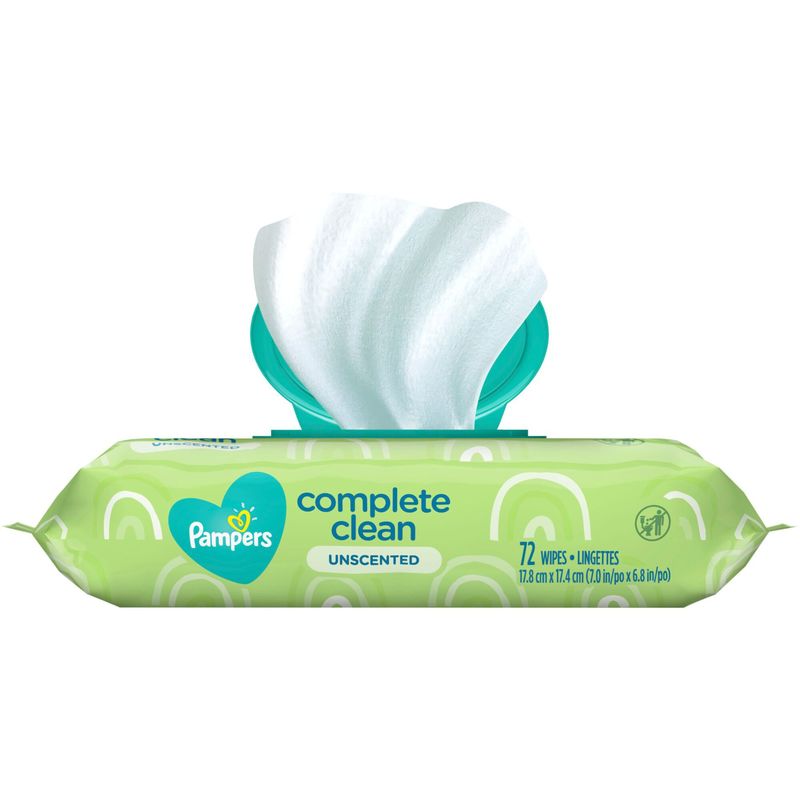 Pampers Complete Clean Unscented Baby Wipes - Pop-Top Pack - CTC Health