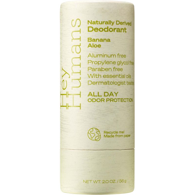 Hey Humans Aluminum-Free, Naturally Derived Deodorant – Banana Aloe 2 ...