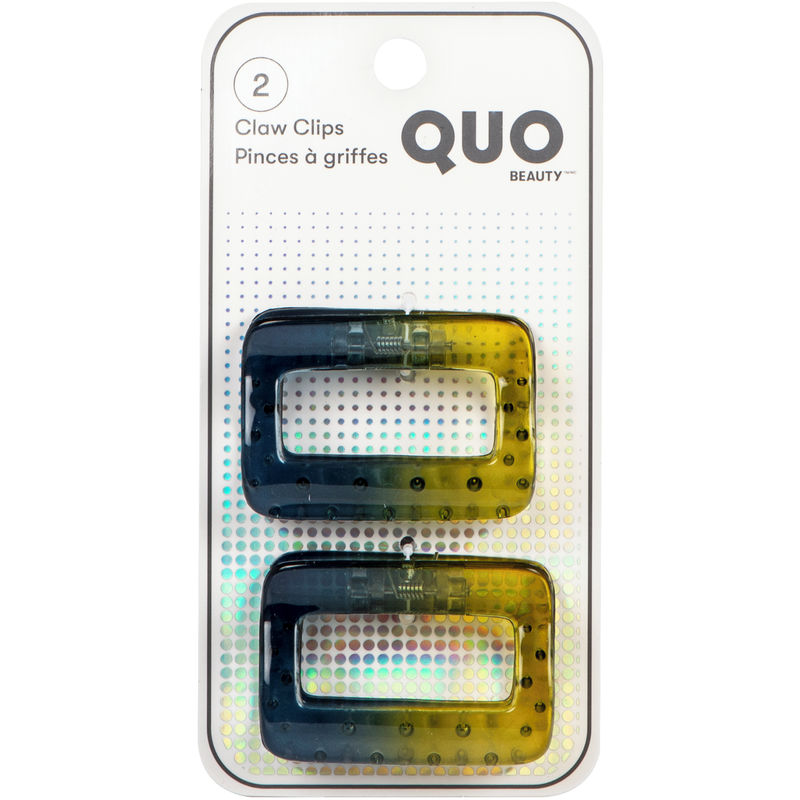Quo Beauty Rectangle Hollow Jaw Clips 2 ea - CTC Health