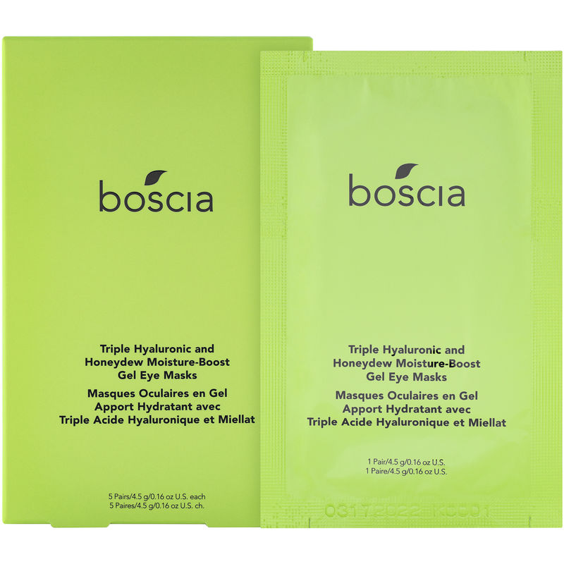 Boscia Triple Hyaluronic and Honeydew Moisture-Boost Gel Eye Masks 5 G ...