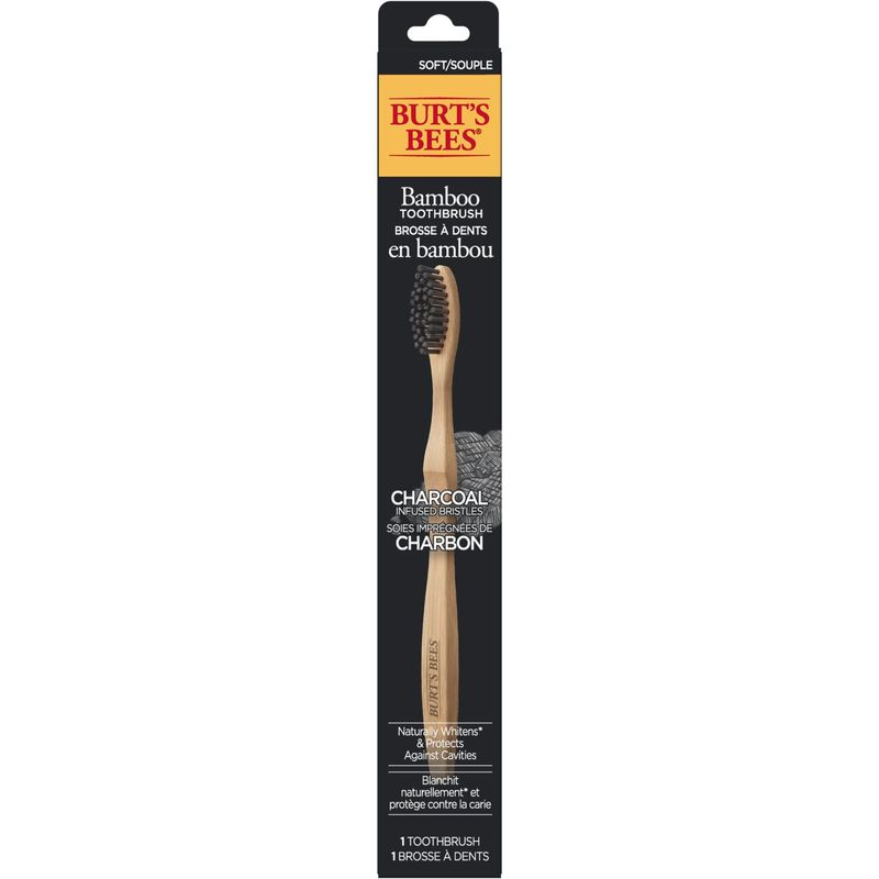 Burt’s Bees Bamboo Toothbrush with Charcoal Infused Bristles - CTC Health