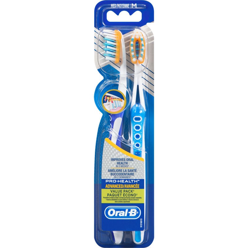 Oral-B Pro-Flex Pro-Health Toothbrush, Medium, 2 count - CTC Health