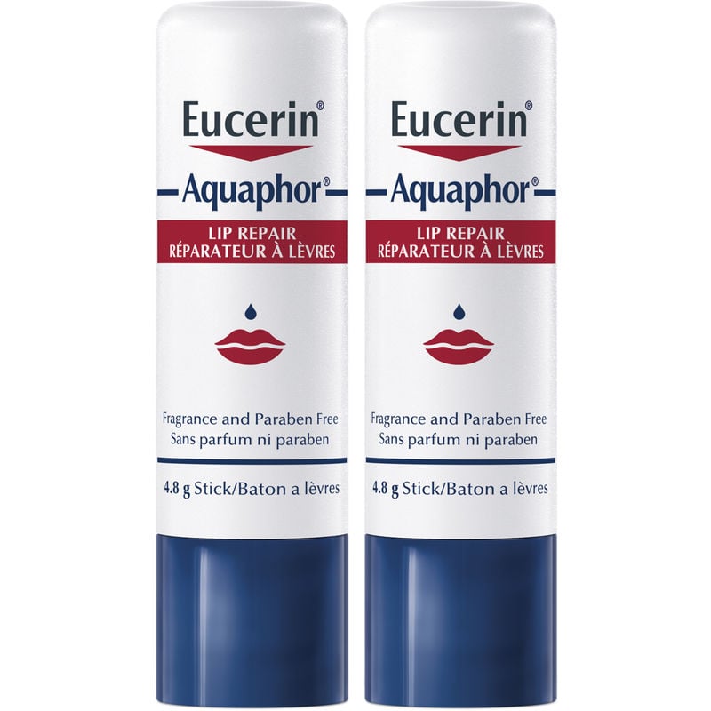 Eucerin Aquaphor Lip Repair Balm Value Pack 2×4.8g 1 Pack - CTC Health