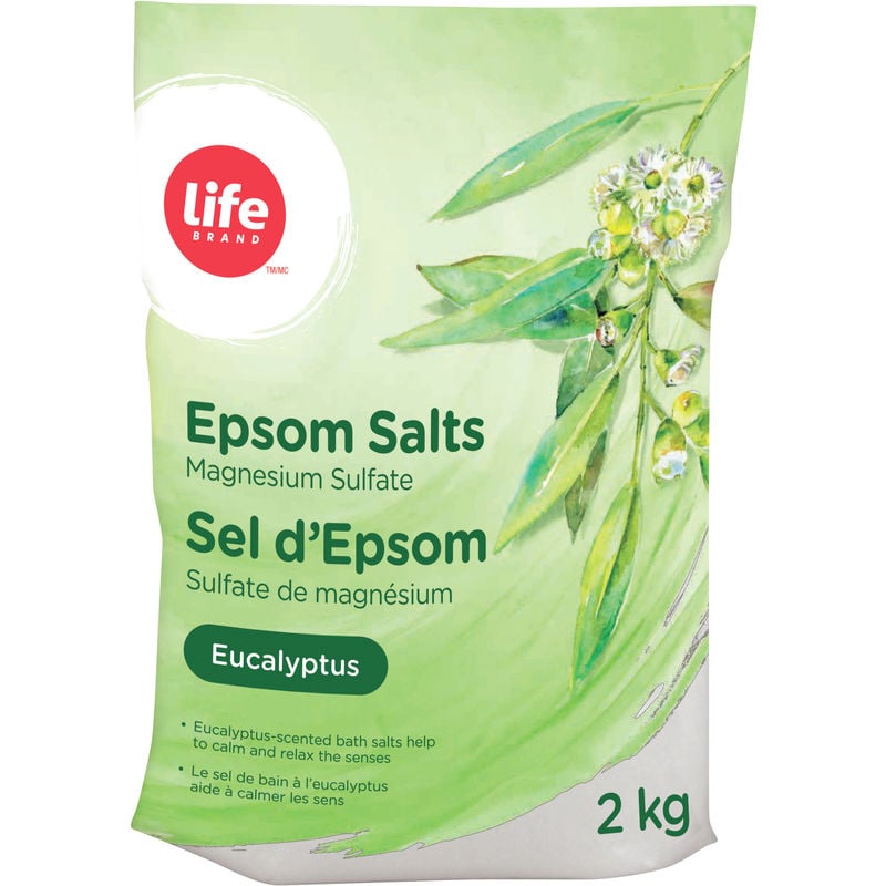 Life Brand Epsom Salts Eucalyptus 2 kg - CTC Health