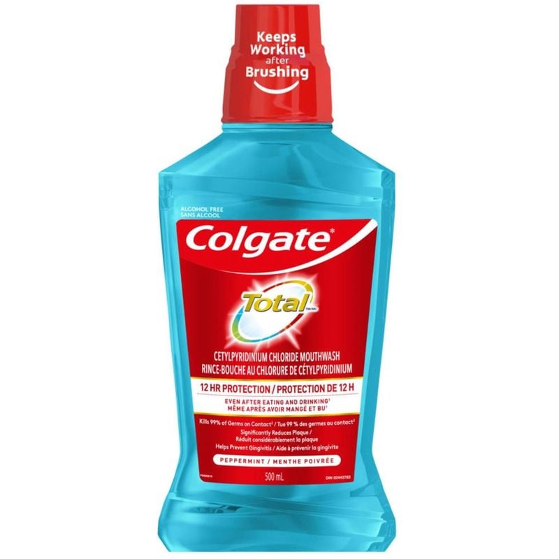 Colgate Total 12HR Protection Mouthwash Peppermint Blast, 500mL - CTC ...