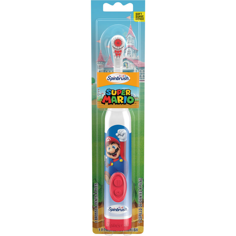 Spinbrush A&H Kids Mario Toothbrush - CTC Health