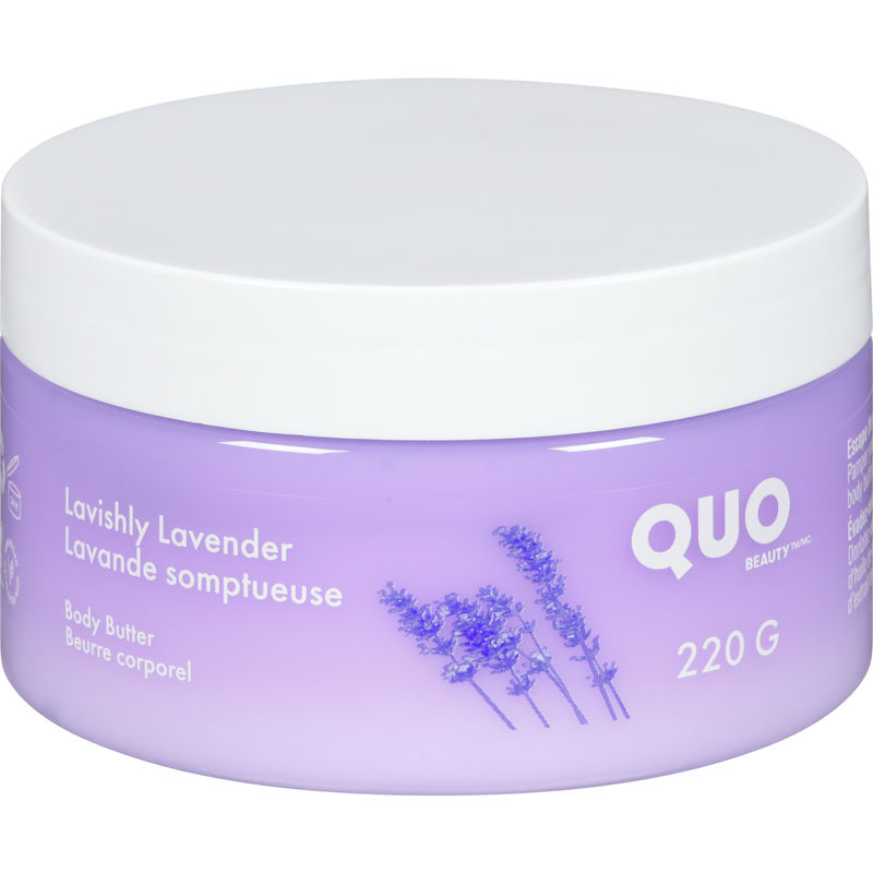 Quo Beauty Lavishly Lavender Body Butter 220 g - CTC Health