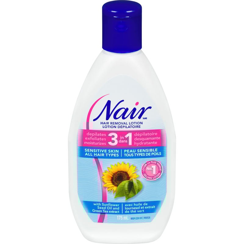 Nair 3-In-1 Hair Removal Lotion for Sensitive Skin - CTC Health