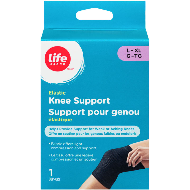 Life Brand Elastic Knee Support L-XL 1 Count - CTC Health