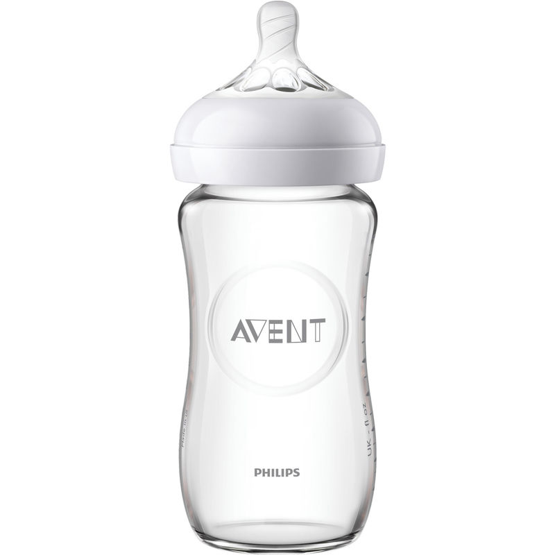 Philips Avent Natural Glass Baby Bottle, 8oz, 1pk - CTC Health