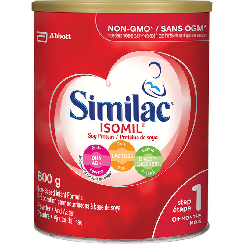 Similac Isomil with DHA Step 1 - Soy-based Baby Formula Powder 800g ...