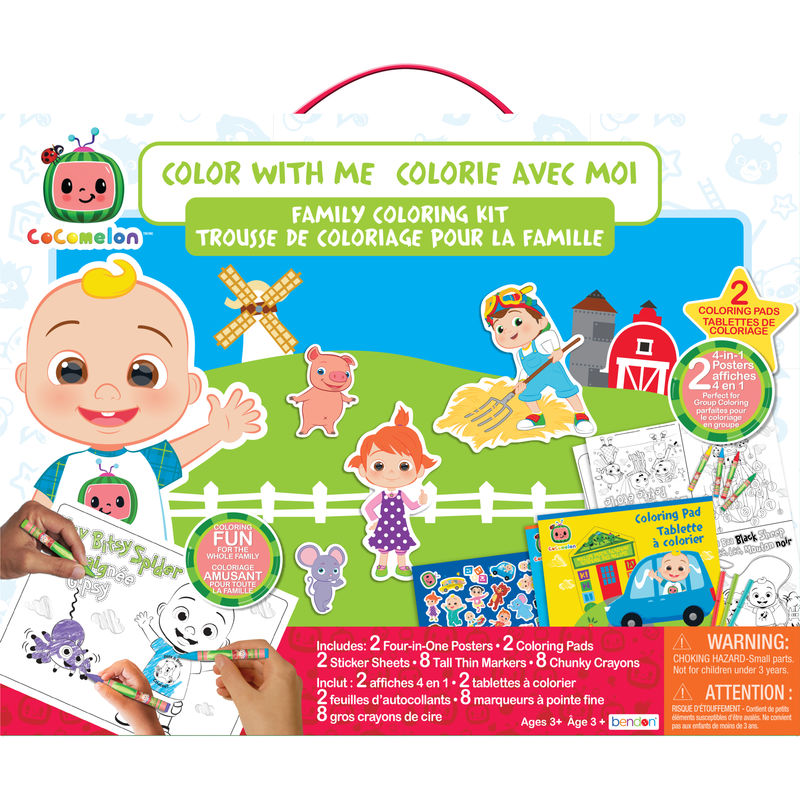 CoComelon Color With Me Family Coloring Kit - CTC Health