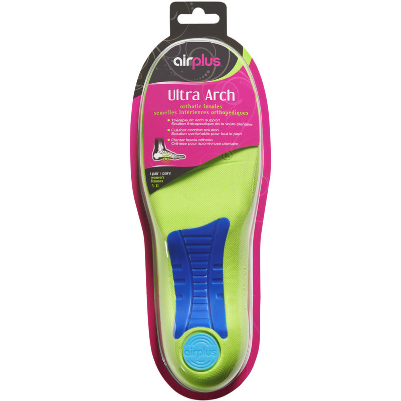 Airplus Ultra Arch Orthotic Insole for Women - Full Length Arch Support ...