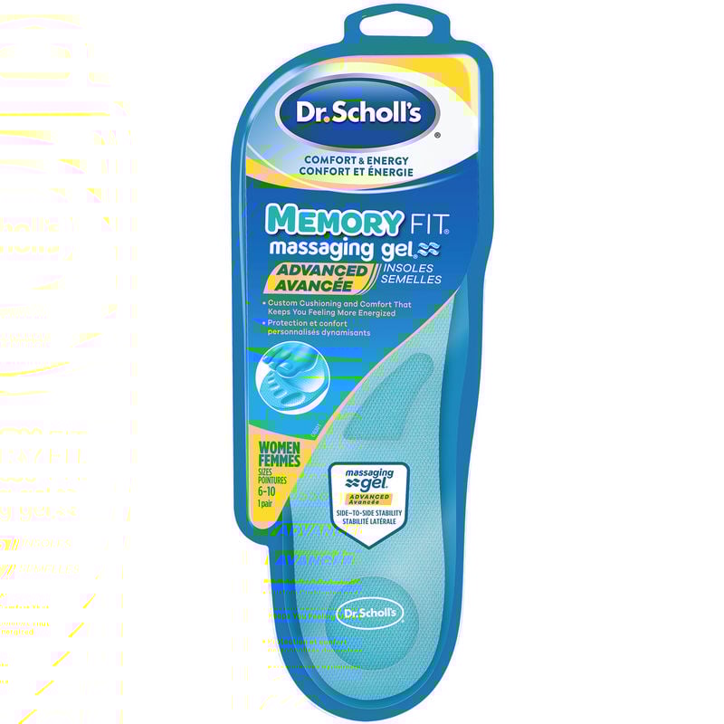 Dr. Scholl’s Memory Fit Insoles For Women, Sizes 6-10 - CTC Health