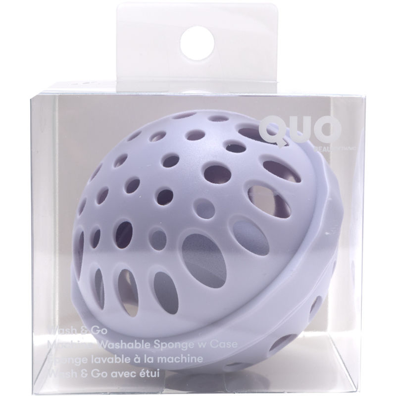 Quo Beauty Wash & Go Machine Washable Sponge with Case - CTC Health